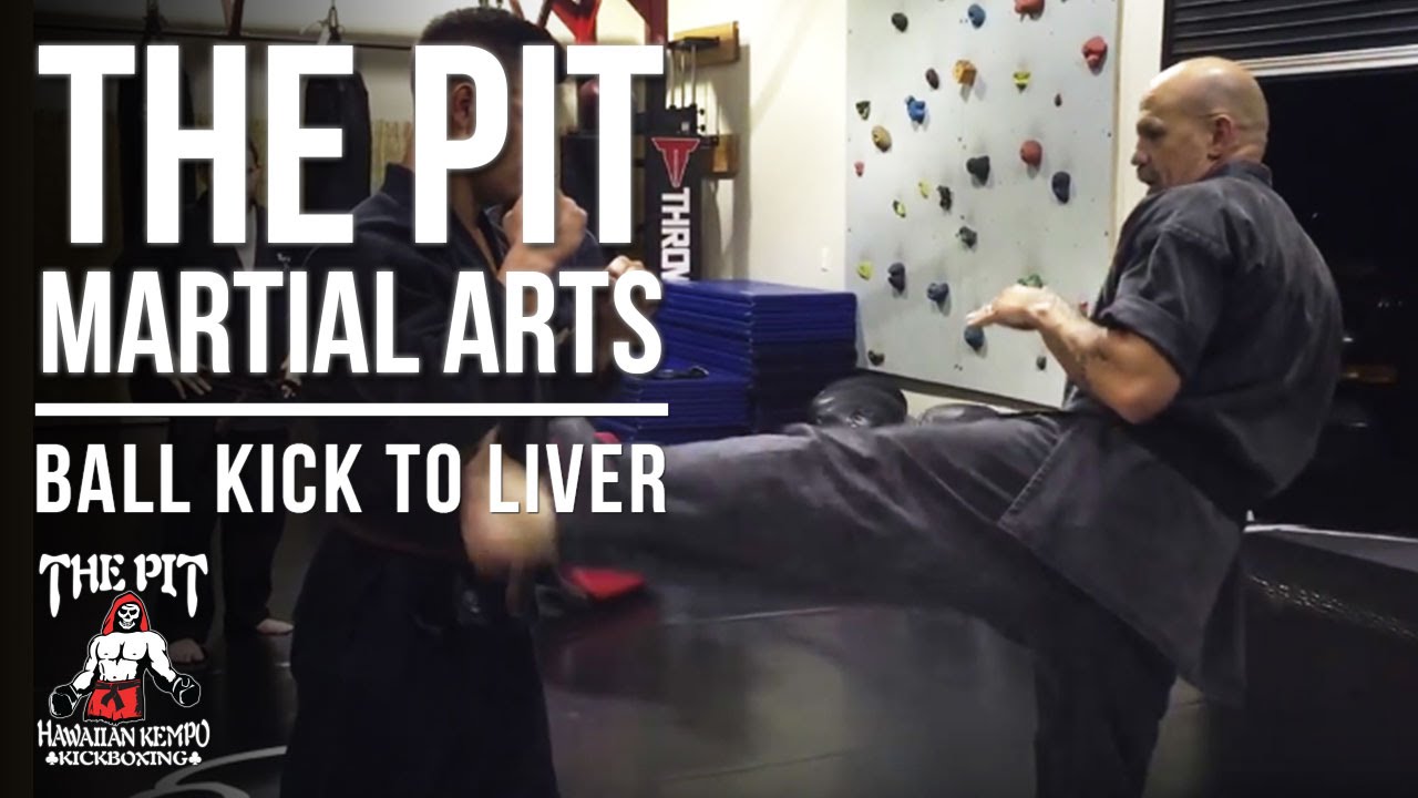 The Pit Martial Arts: Ball Kick to The Liver - YouTube