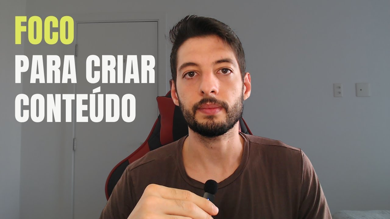 Como ter foco e concentração para gravar conteúdos - YouTube
