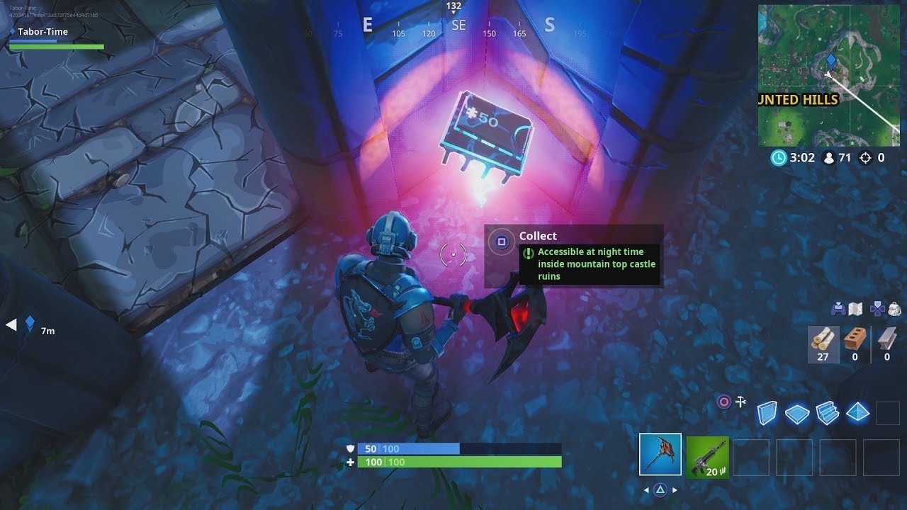 "Accessible at night time inside mountain top castle ruins" - FORTBYTE ...