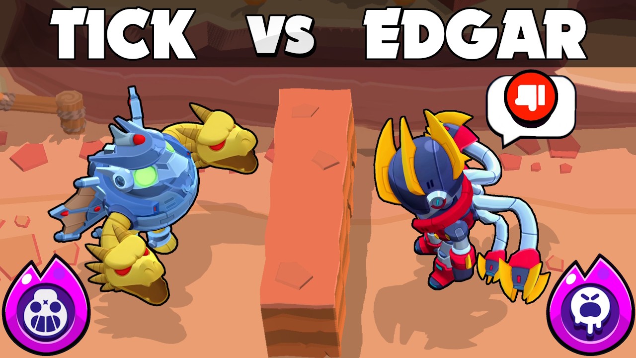 TICK vs EDGAR ⭐ Brawl Stars - YouTube