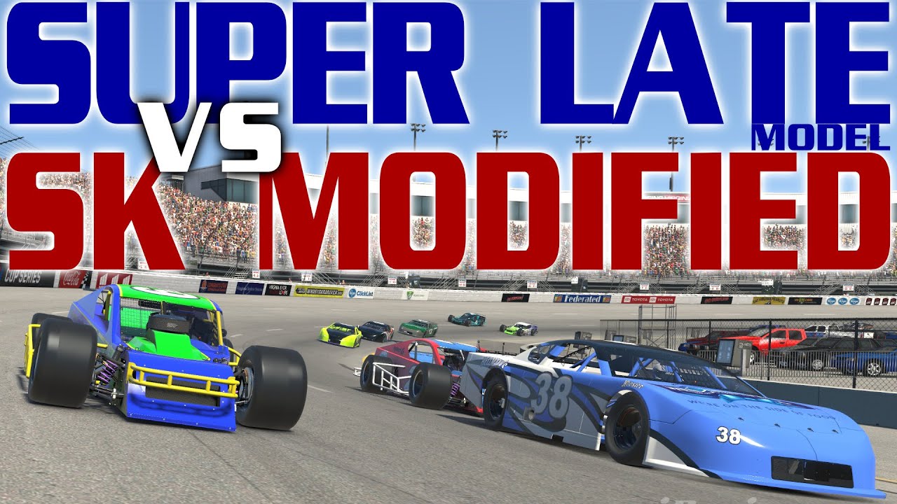 Super Late Model vs SK Modified at Richmond - iRacing AI - 50 laps ...