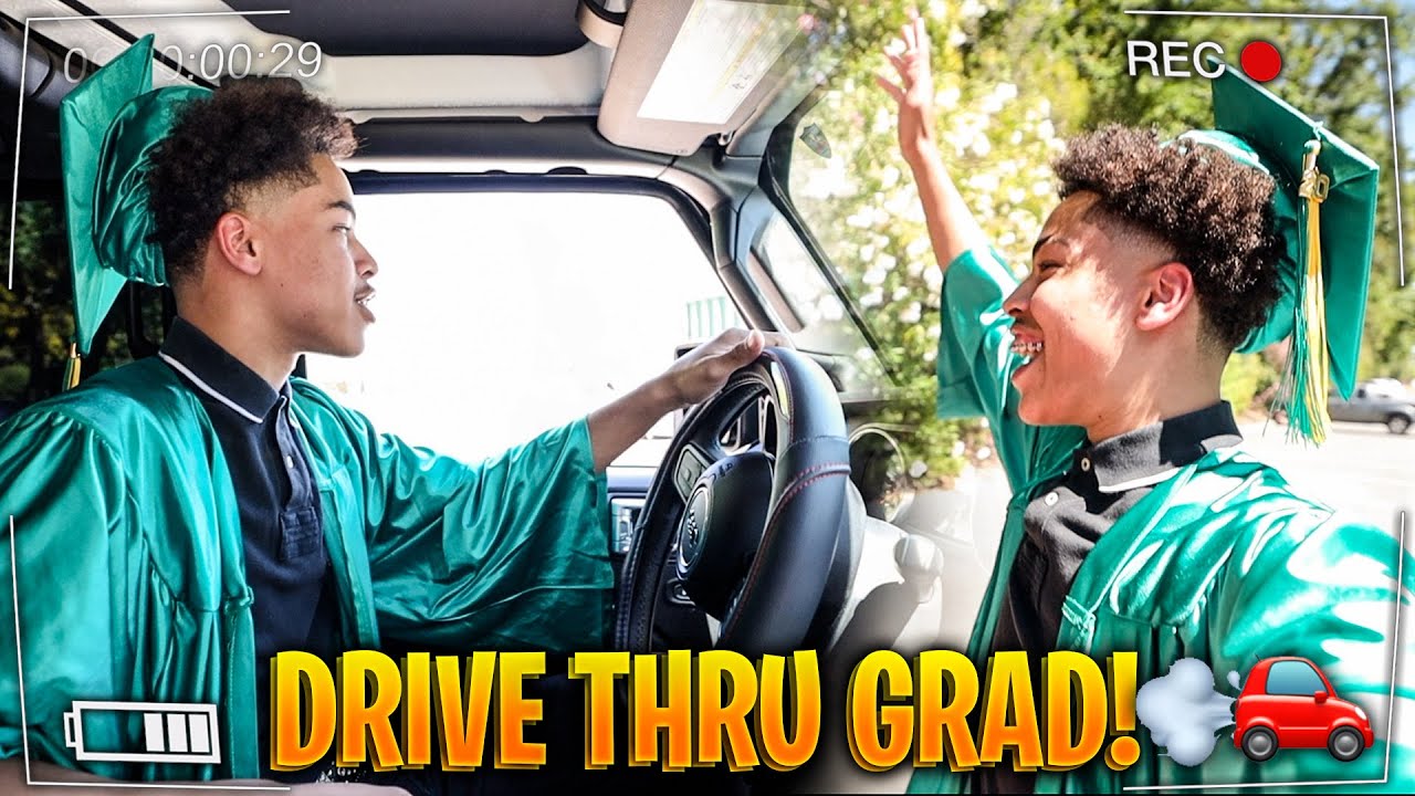 My 2020 Drive Thru Graduation!- (Vlog. 7) - YouTube