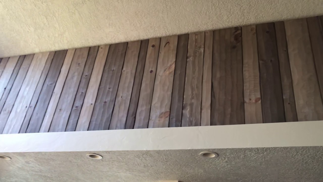 Semi hand hewn paneling - YouTube