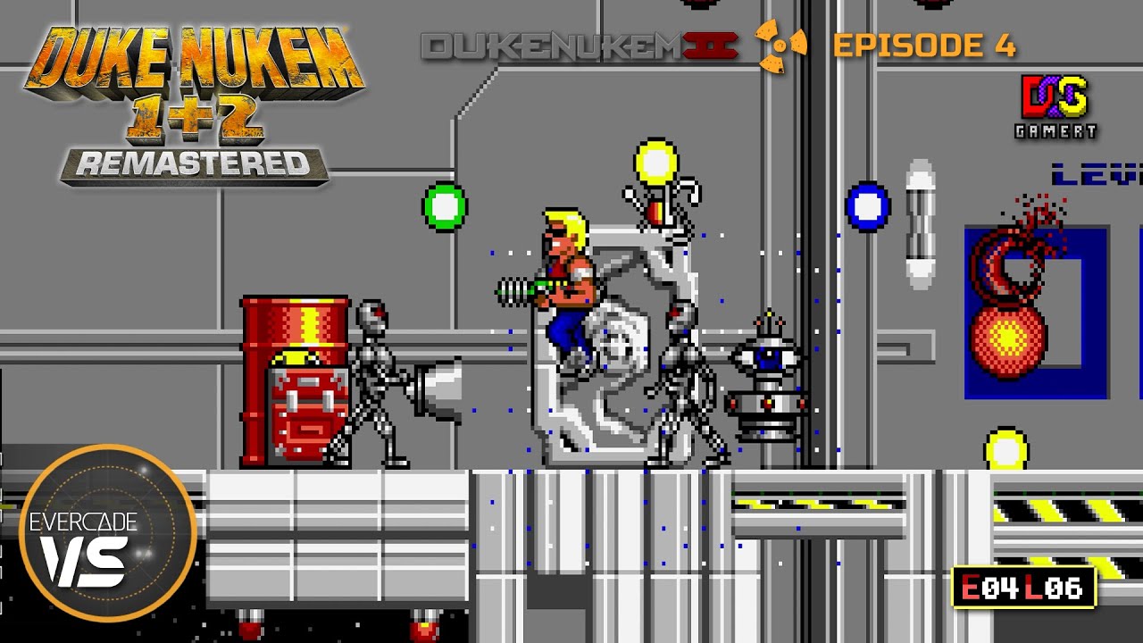 Duke Nukem 1 & 2 Remastered - Duke Nukem 2 - Episode 4: Level 6 (2023 ...