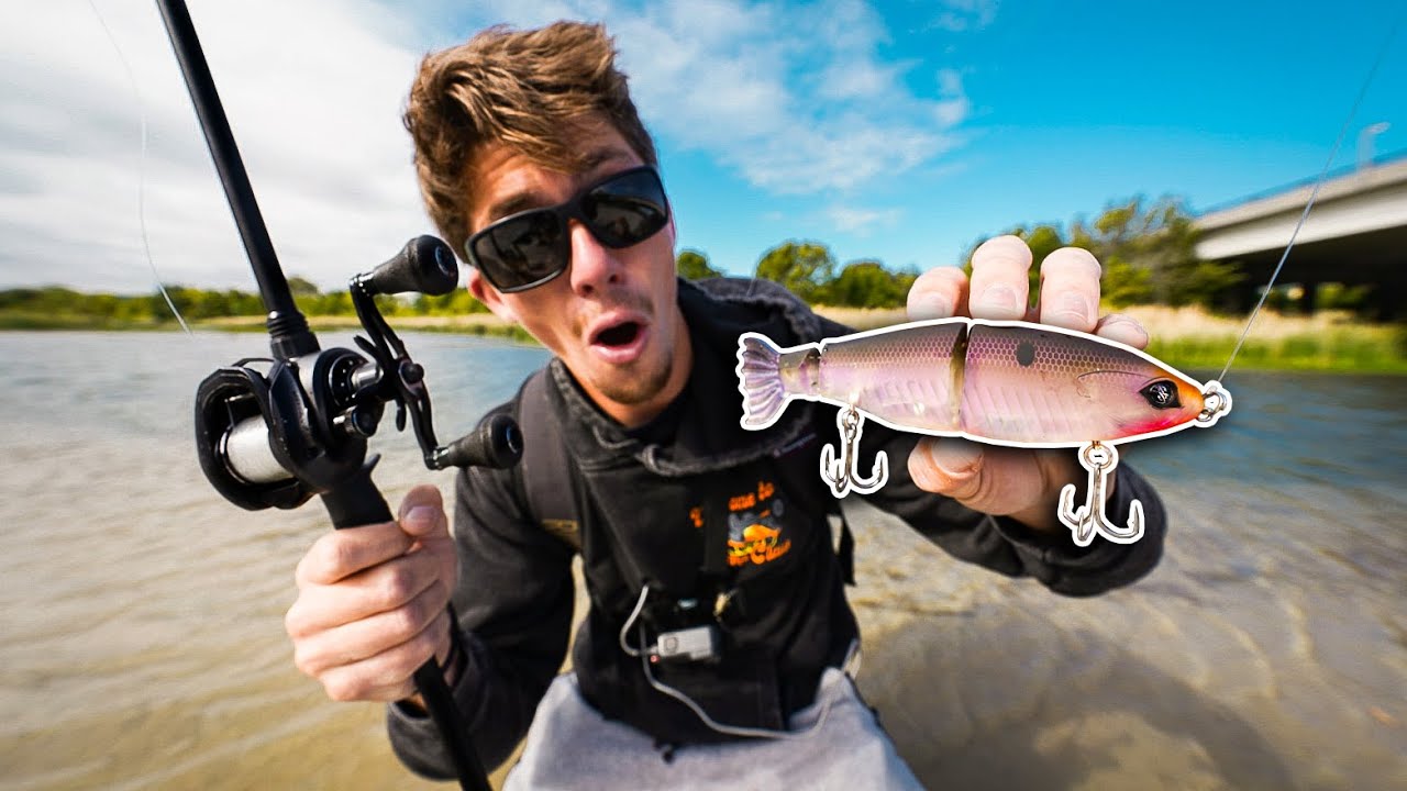 Throwing BIG Swim Baits for SUBURBAN Dallas Bass! - YouTube