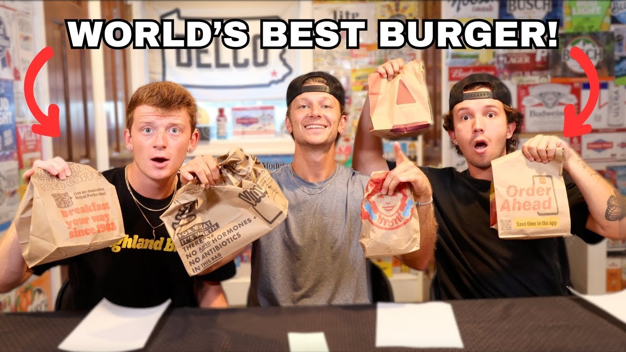 Finding The World's Best Fast Food Burger! - YouTube
