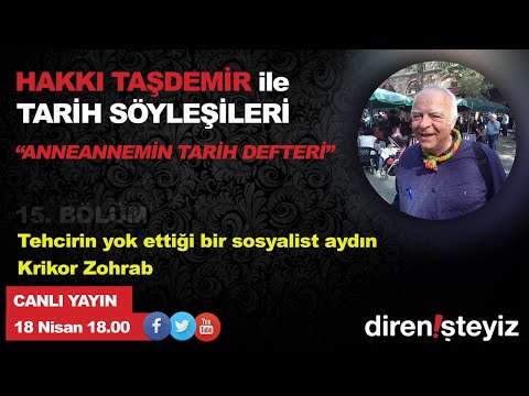 #Canlı: 15. Bölüm: Tehcirin yok ettiği bir sosyalist aydın: Krikor Zohrab