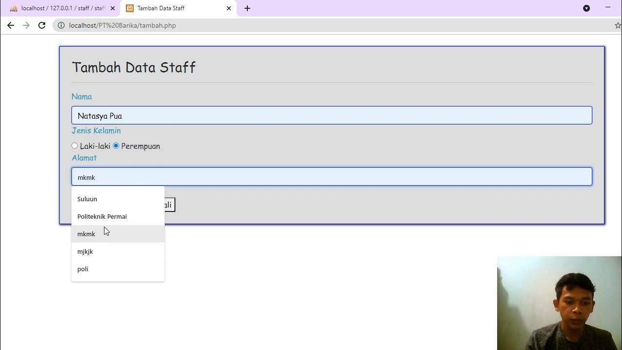 MEMBUAT WEB INPUT DATA SEDERHANA | 3 - YouTube