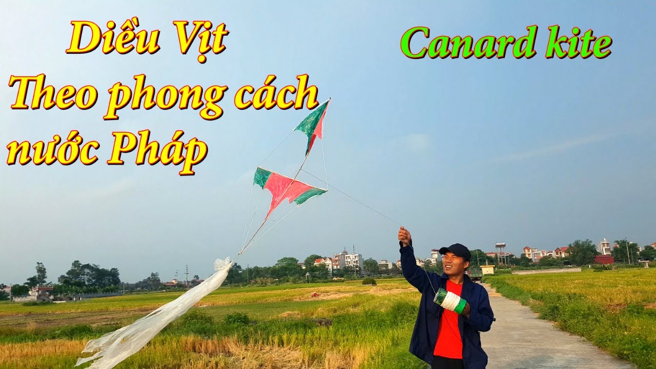Diều vịt theo phong cách nước Pháp || Canard kite || 4K - YouTube