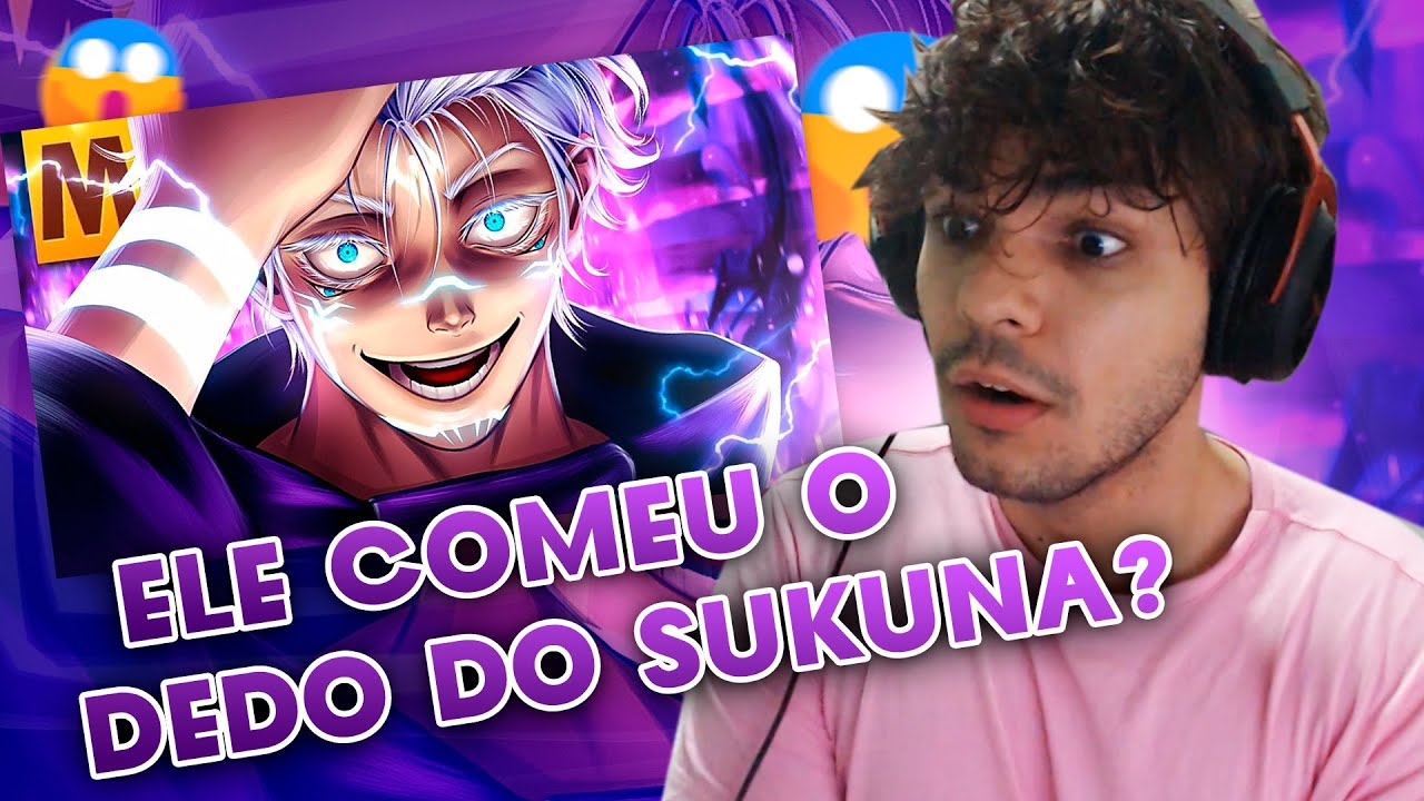 CARLOS REAGE A Tipo Satoru Gojo 😈 (Jujutsu Kaisen) RECEPTACULO DO XAMÃ ...