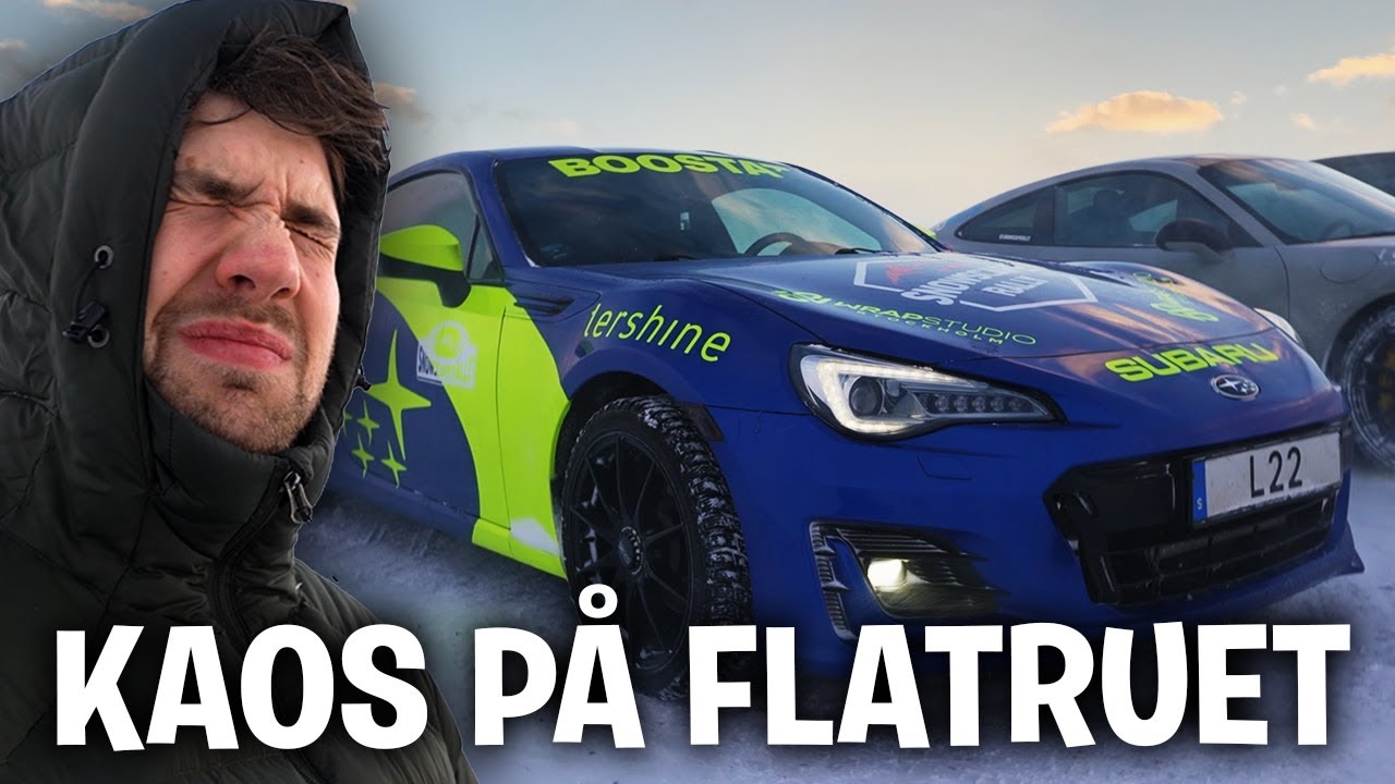 FASTNAR I SNÖSTORM MED SUBARUN PÅ EN AV SVERIGES FARLIGASTE VÄGAR ...