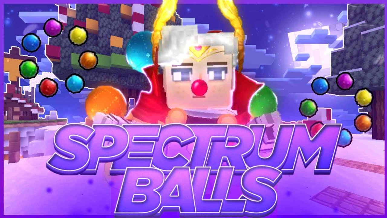 (Blockman GO) Bed Wars: I GOT SPECTRUM BALLS WITH ONLY 1350 GCUBES ...