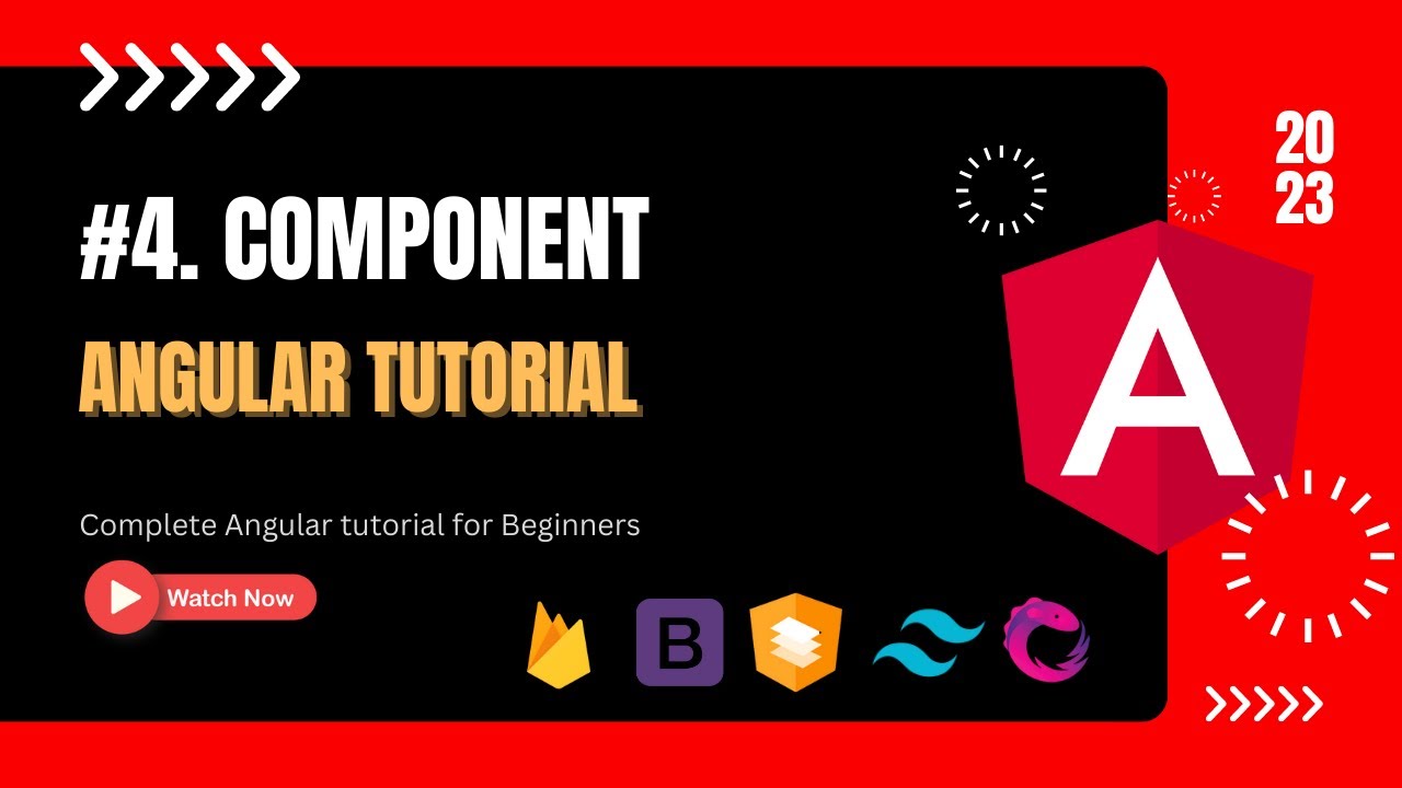 The Ultimate Angular Tutorial for Beginners: Component - YouTube