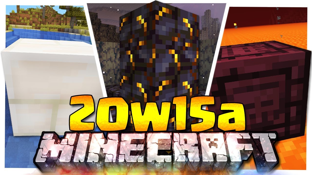 NUOVO BIOMA!! VULCANI & NUOVI BLOCCHI! - Minecraft ITA SNAPSHOT 20w15a - YouTube