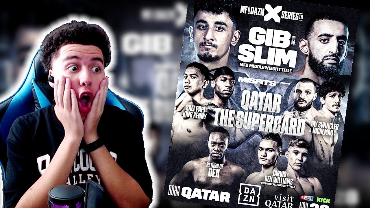 Misfits X Series 19: Gib vs Slim SUPERCARD Press Conference Reaction ...
