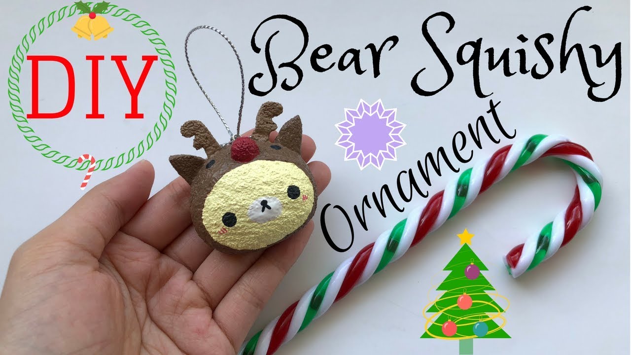 DIY Christmas Squishy Ornament! | mishcrafts - YouTube