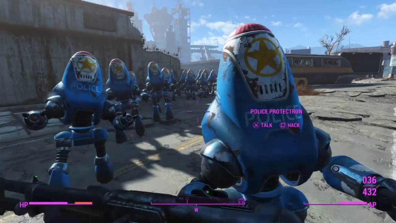 Fallout 4: Police Protectron, Companions, and More VS Liberty Prime ...