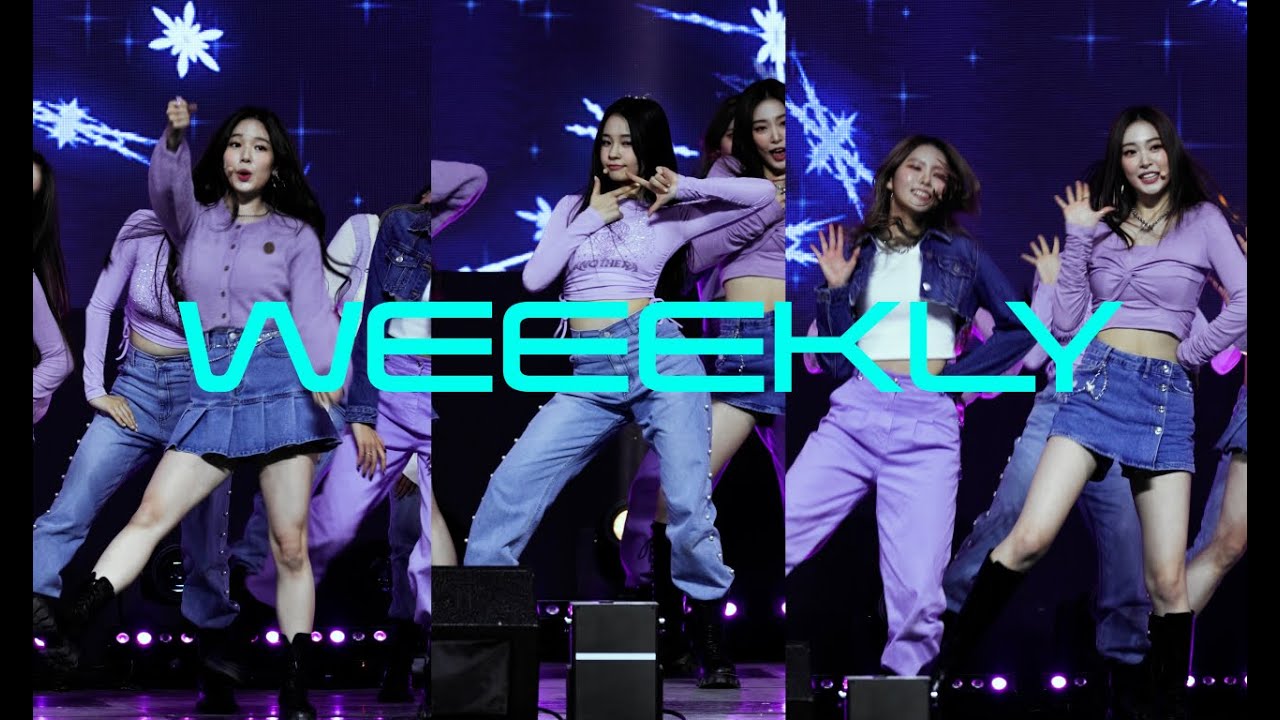 [KPOP Concert] 위클리 Check It Out!! (Weeekly, 지한), DAILY~ Come ON!! - YouTube