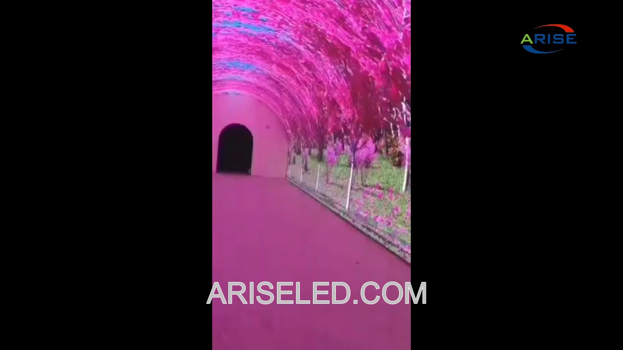 Creative 3D immersive LED display experience interactive LED video wall ...