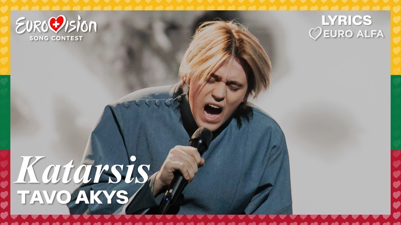 Katarsis - Tavo akys | Lyrics | 🇱🇹 Lithuania in Eurovision 2025 - YouTube