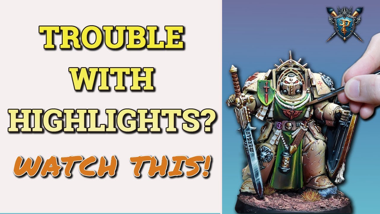 How to Highlight Miniatures - YouTube