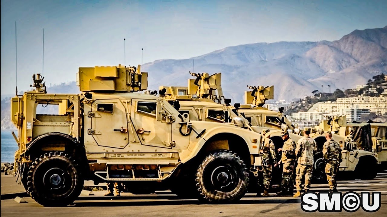 National Guard Military Police Deployed in Santa Monica to Assist SMPD ...