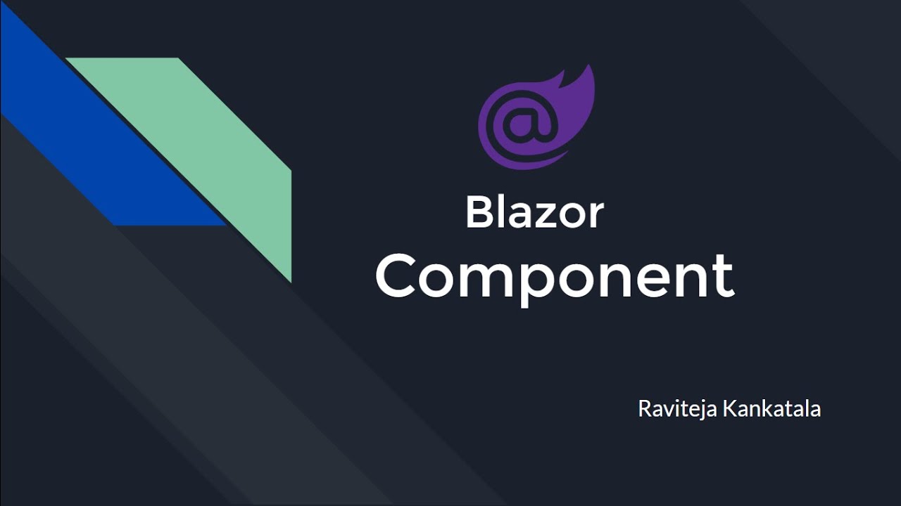 Blazor : Creating first Razor Component - YouTube