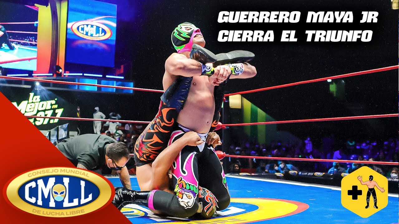 CMLL | Guerrero Maya Jr, Esfinge y Audaz derrotan a Pólvora, Felino Jr ...