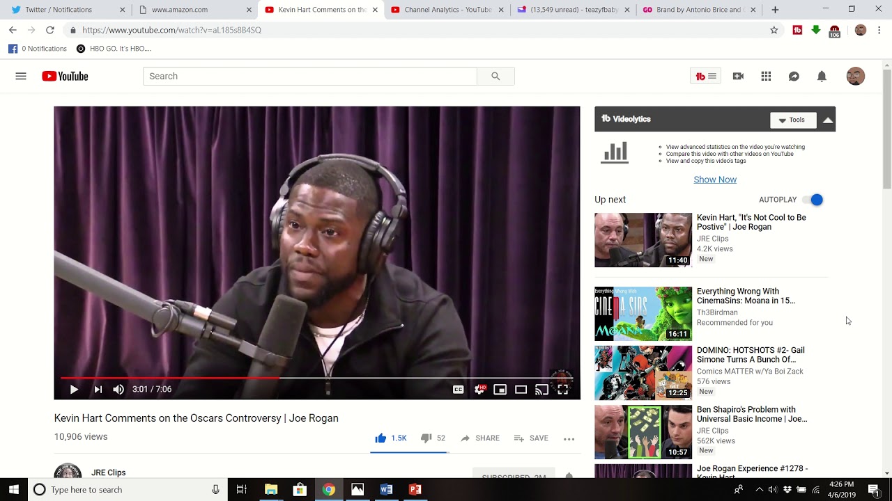 Kevin Hart appears on the Joe Rogan Experience! - YouTube