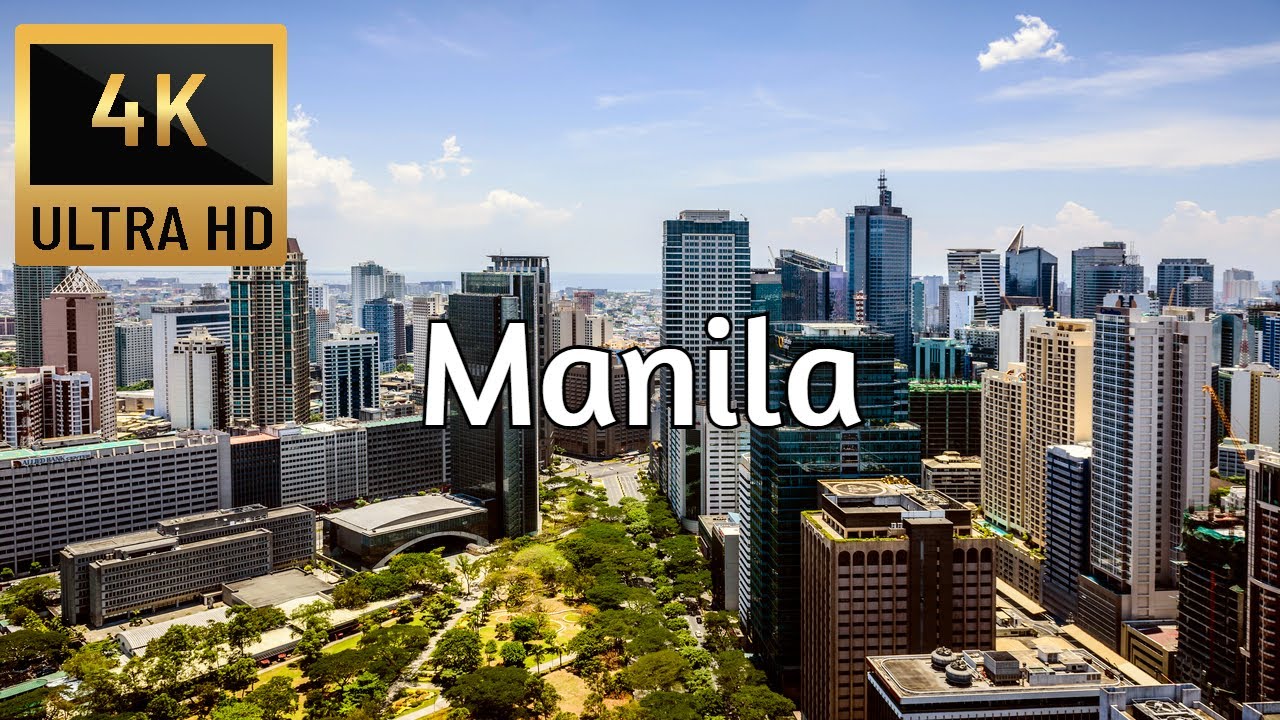 🇵🇭 MANILA, PHILIPPINES [4K] Drone Tour - Best Drone Compilation - Trips ...