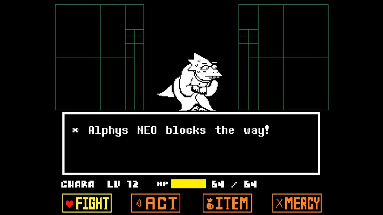 Undertale Fangame - Alphys NEO Boss Fight - YouTube