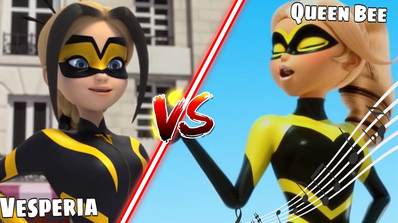 QUEEN BEE 🐝 VS 🐝 VESPERIA | Music Swap | Miraculous Ladybug 🐞 - YouTube