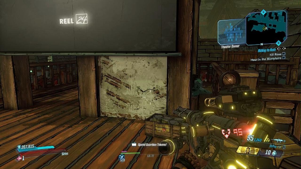 Borderlands 3 - Creature Feature film reel in Ashfall Peaks - YouTube