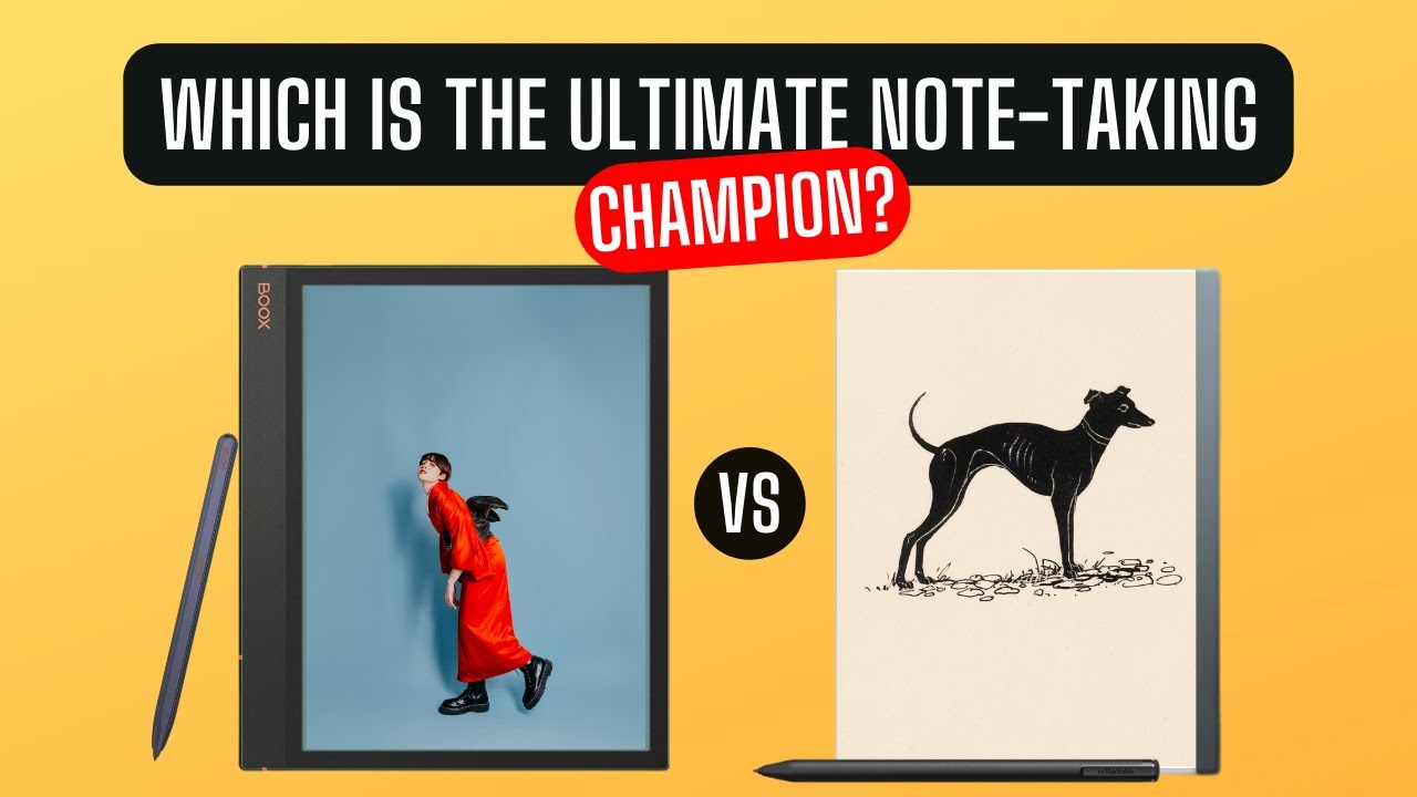 BOOK AIR 3C vs reMarkable 2: The Battle of the Paperless Titans. - YouTube