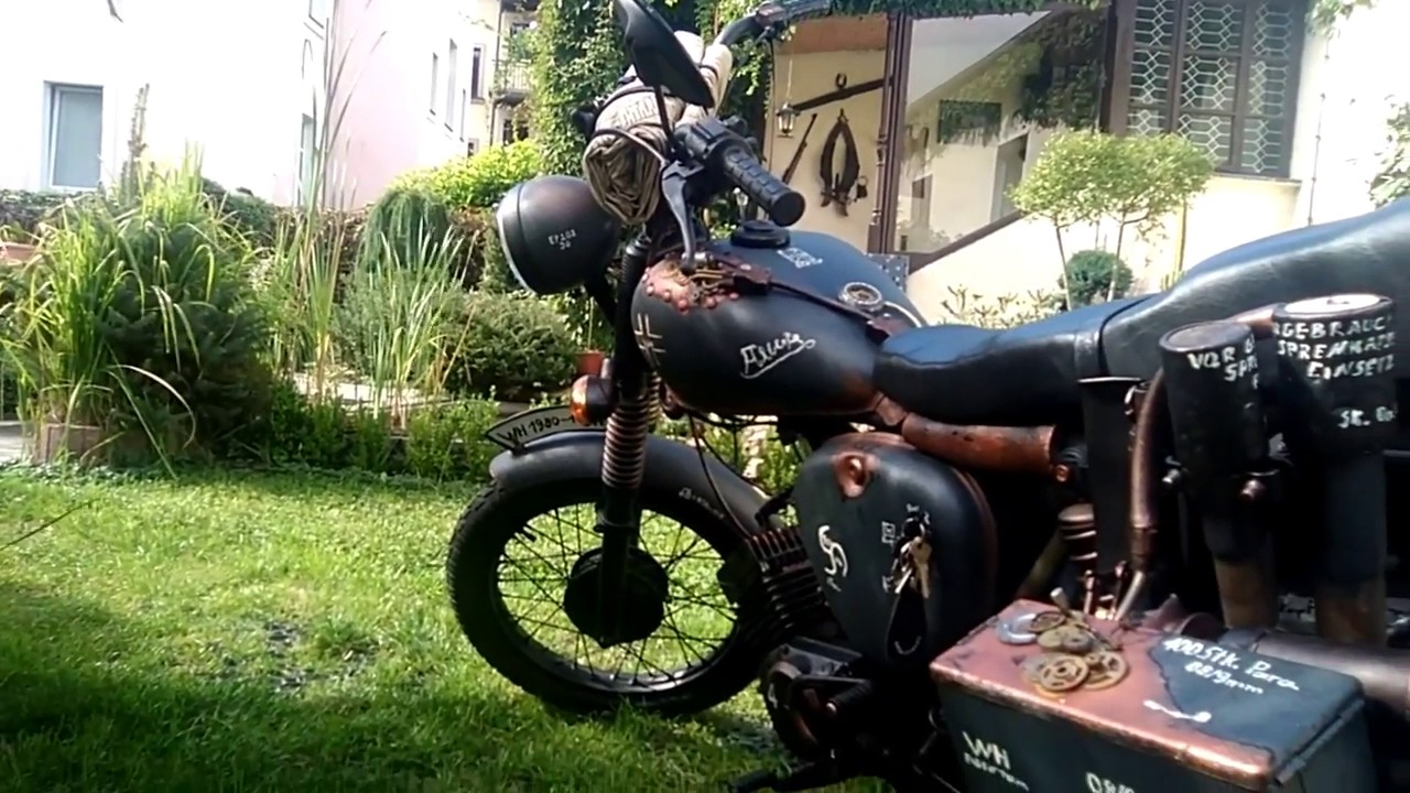 Simson S51 Custom (Steampunk - Walkaround Info) - YouTube