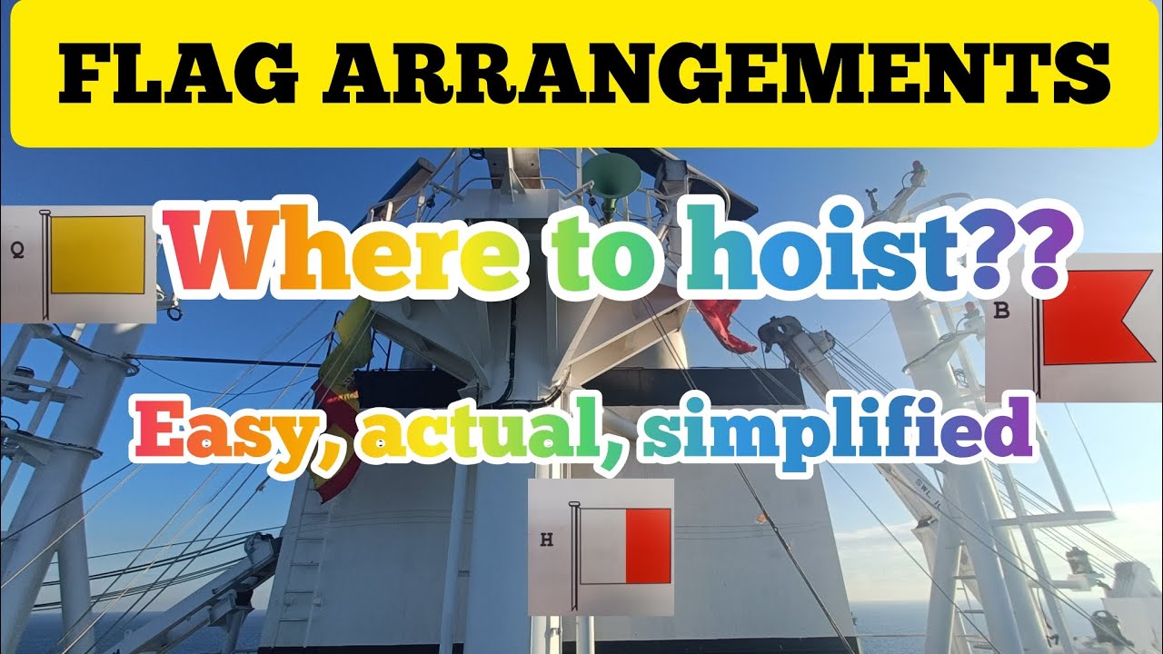 171:Flag Arrangements Hoisted Onboard - YouTube