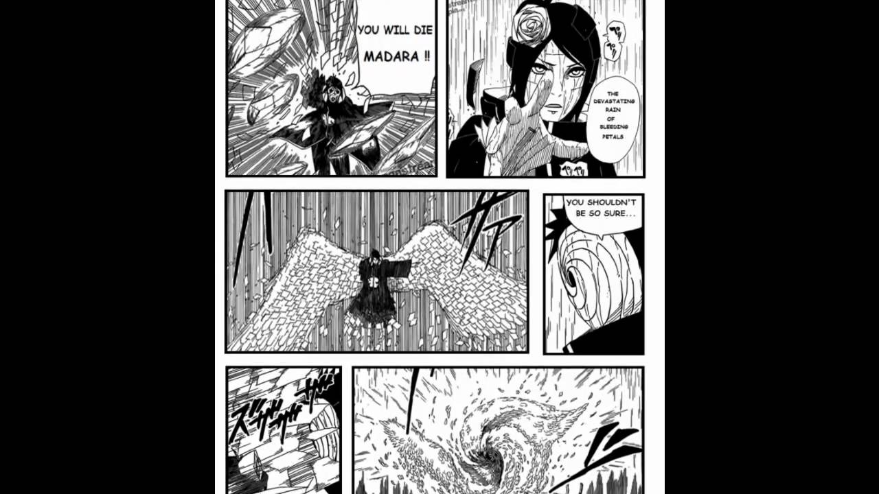 Naruto Manga 515 - Konan vs. Tobi [Spoilers] HD - YouTube