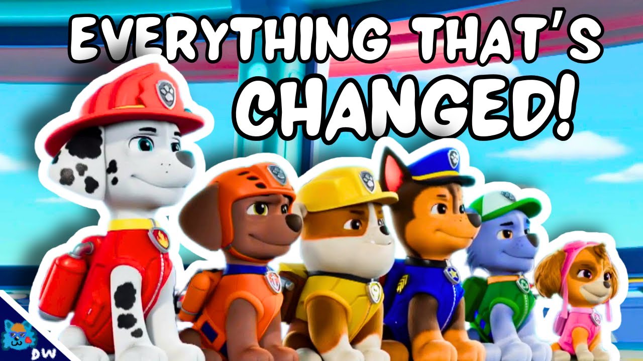 Everything That's CHANGED in Paw Patrol's NEW Animation Style! - YouTube