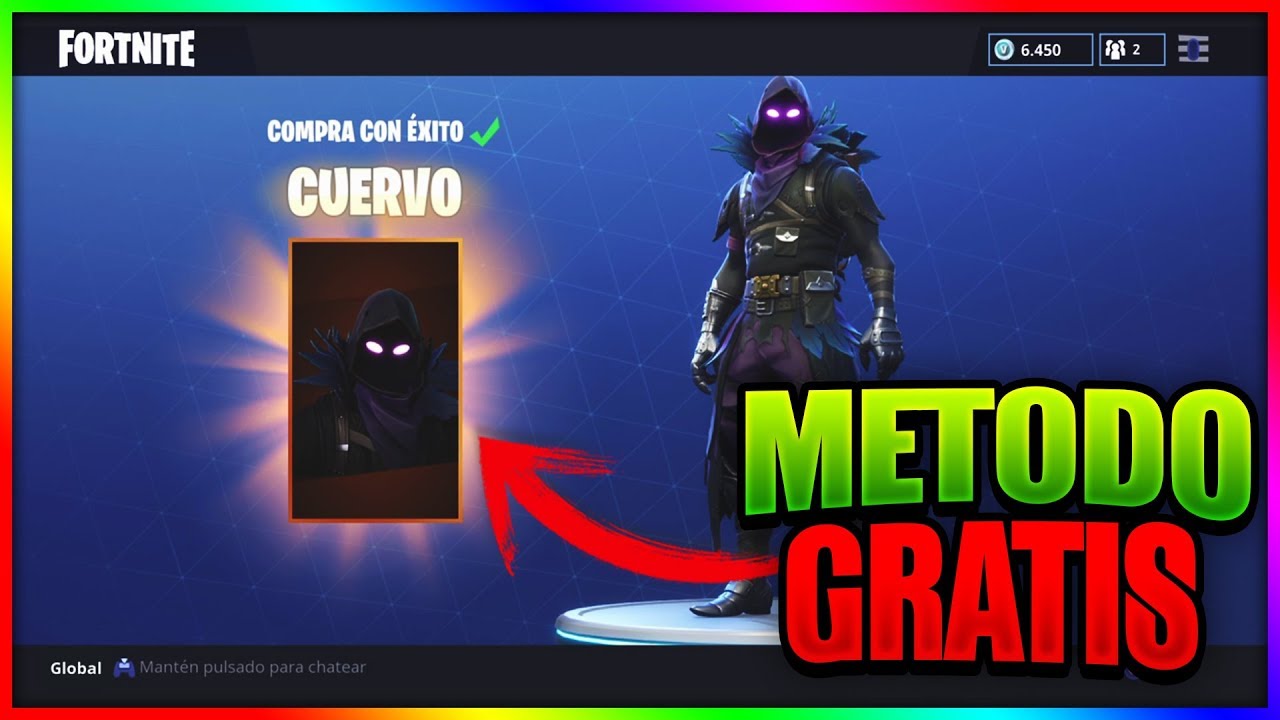 COMO CONSEGUIR LA NUEVA SKIN DEL *CUERVO* EN FORTNITE: Battle Royale ...