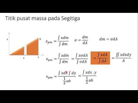 Titik Pusat Massa Segitiga - YouTube