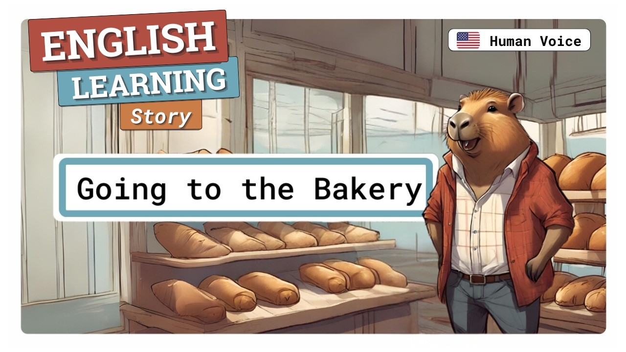 Improve Your ENGLISH |Going to the Bakery | A2 Story | Listening ...