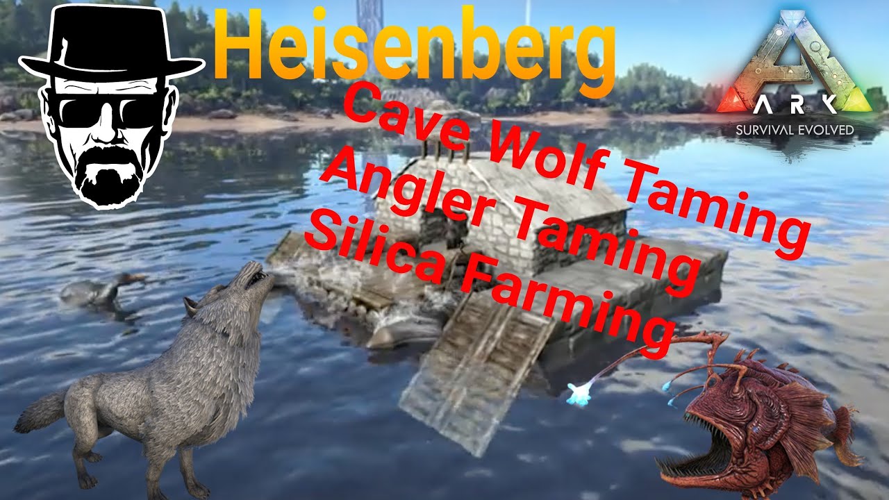 Ark Mobile - How to Tame Max Level Cave Wolf / Angler + 5k Silica ...