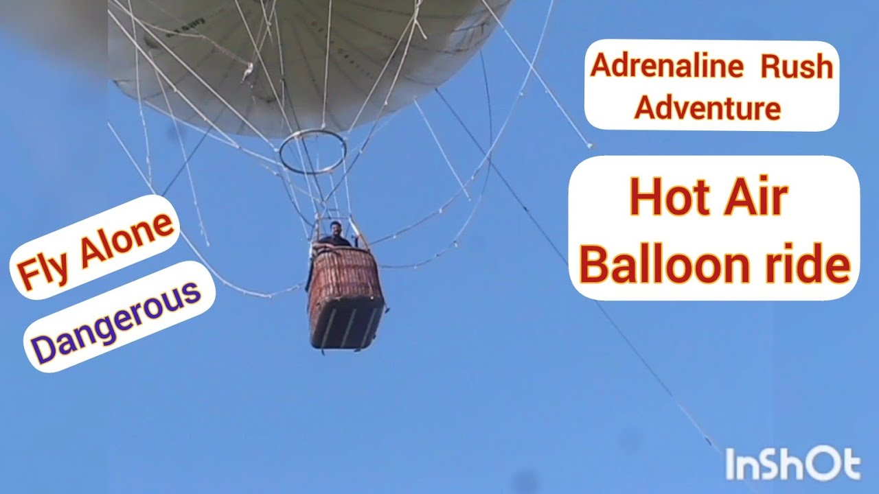 I fly alone Helium Balloon, Hot Air Balloon Ride, Dal Lake, Srinagar ...