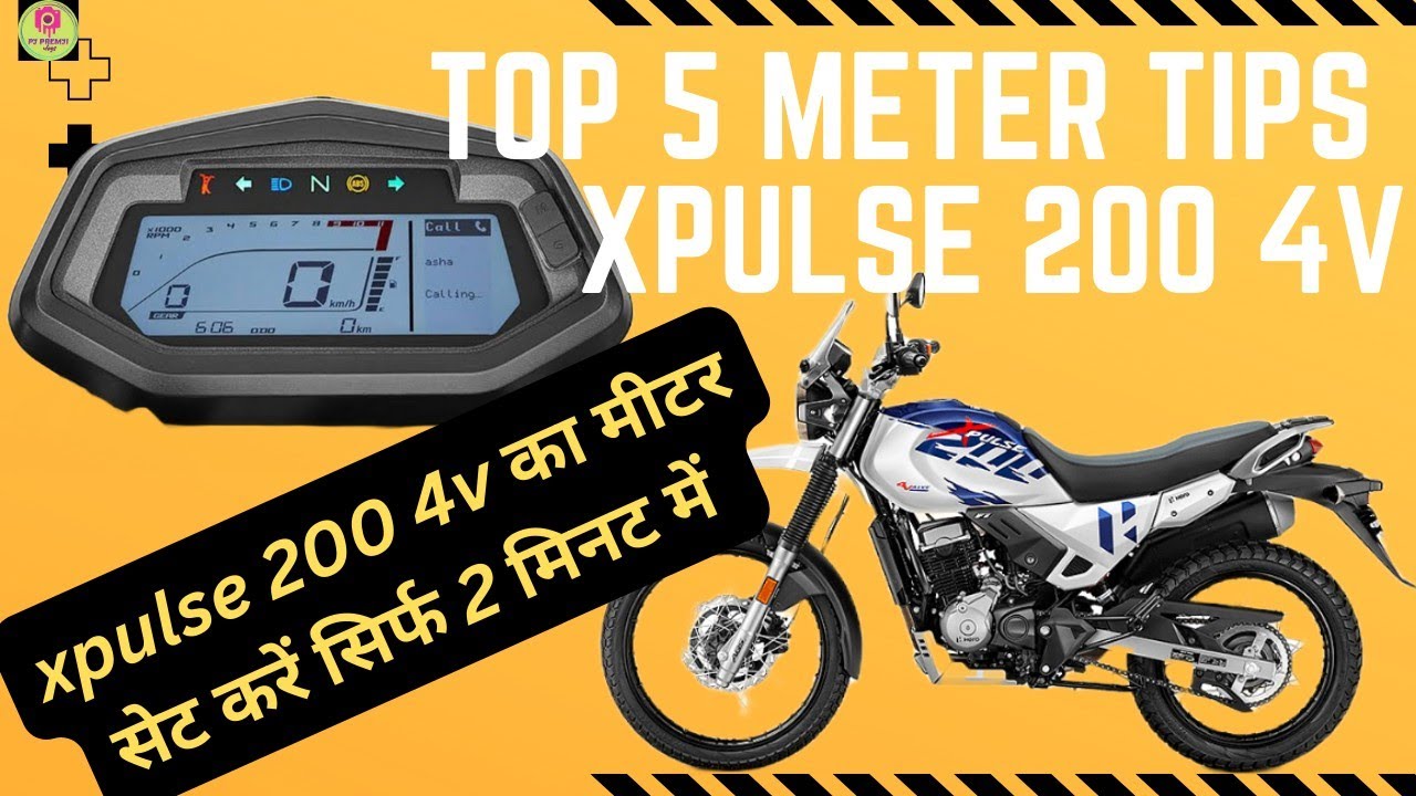 Hero xpulse 200 4v meter set only 2minutes। hero xpulse 200 4v 2023 ...