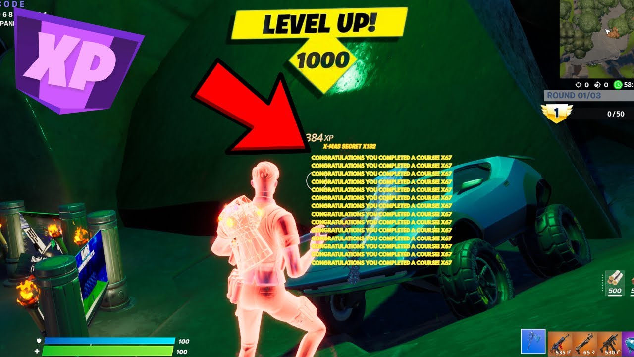 INSANE XP GLITCH MAP CODE IN FORTNITE! (50,000 XP Per Second) - YouTube