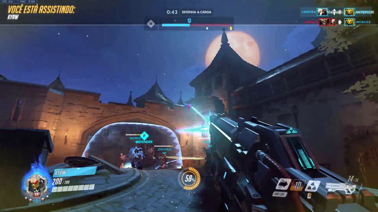 [Overwatch ] Elite 6 Treino Einchenwalde Defesa - YouTube