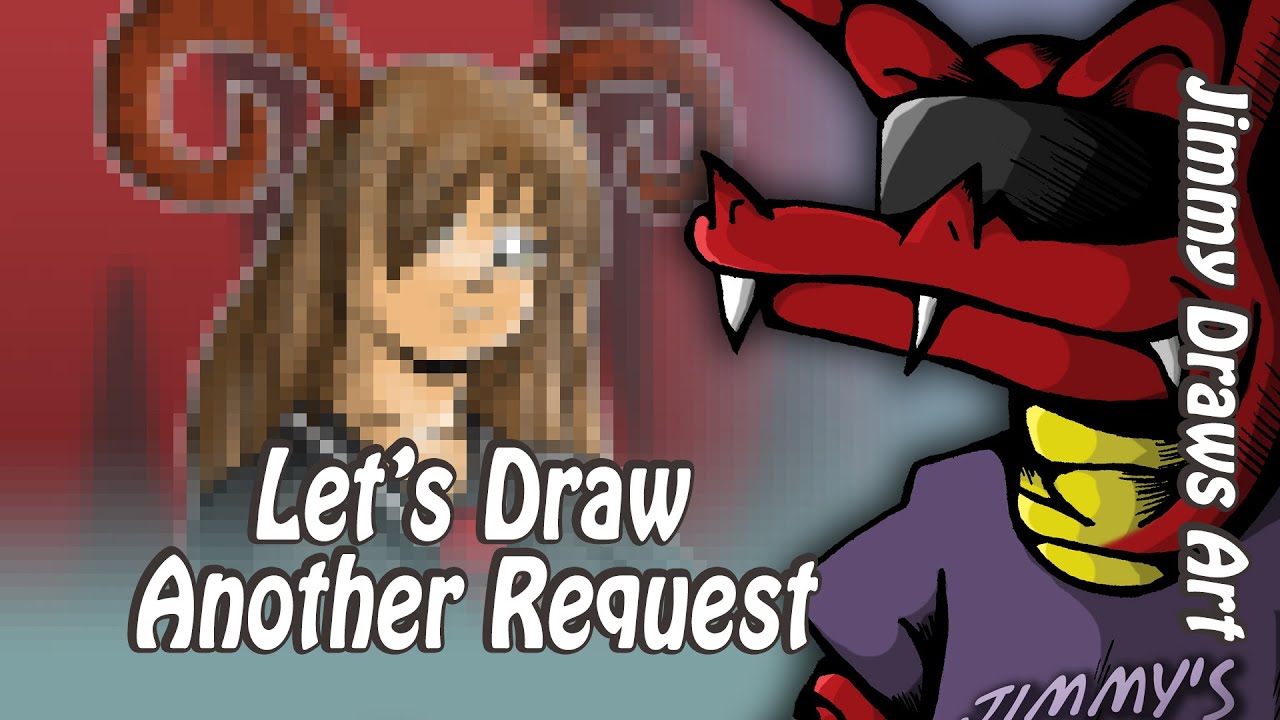 Let’s Draw A Request Drawing – An Original Character - YouTube