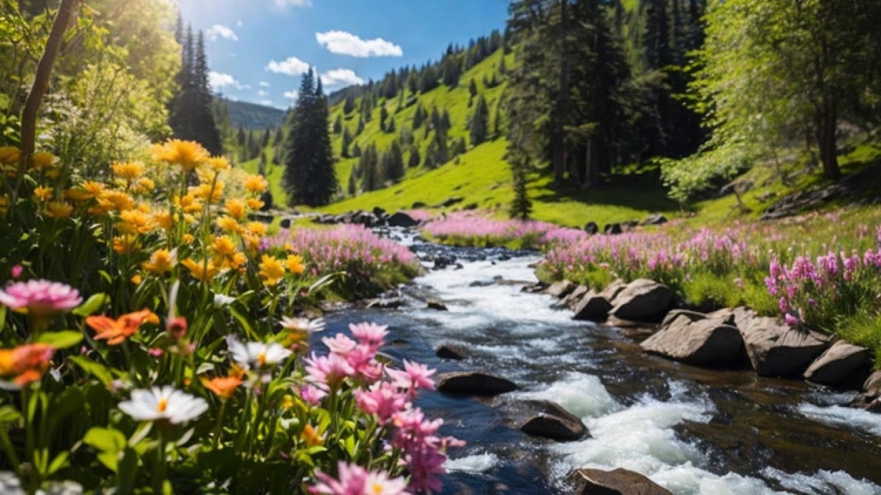 The gentle sound of running water helps you relax and give you a deep ...