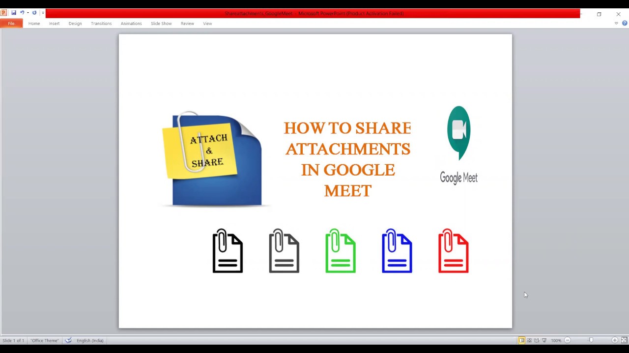 How To Share Attachments In Google Meet Attach Files Using Google How To Share Attachments In Google Meet Attach Files Using Google