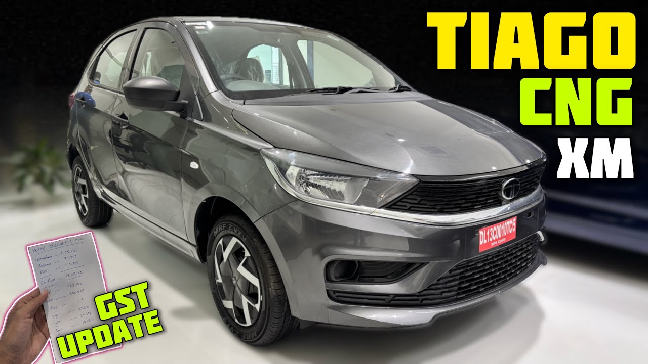 Tata Tiago XM CNG 2025 Model Tiago Tiago XM CNG All Detailes With GST ...